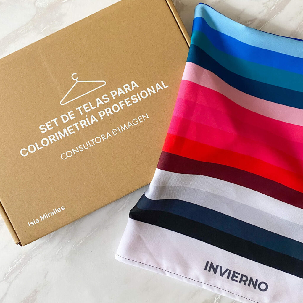 Set Completo De Telas Para Test De Colorimetría - Consultora de Imagen